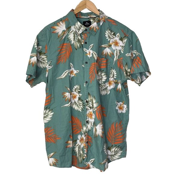 Rip Curl | Shirts | Rip Curl Mens Short Sleeve Button Down Shirt ...